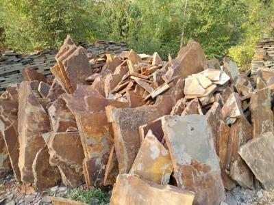 Chine La dalle aléatoire d'ardoise multicolore, Slate la pierre folle, aménageant la pierre en parc, dalle irrégulière à vendre