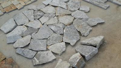 Chine Dalle aléatoire d'ardoise grise, dalle irrégulière, pierre folle, passage couvert, aménageant des pierres en parc à vendre
