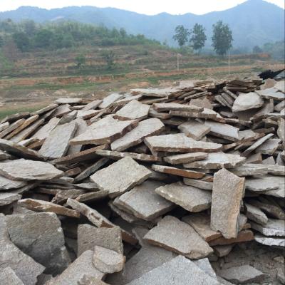 Chine Dalle irrégulière en pierre folle de dalle aléatoire jaune de granit de sésame aménageant des pierres en parc à vendre