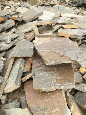 China Rustic Quartzite Random Flagstone Landscaping Stones Crazy Stone Irregular Flagstone for sale