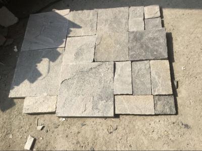 China Pink Quartzite Stone Cladding Natural Quartzite Wall Tiles with L Corner Stone Retaining Wall for sale