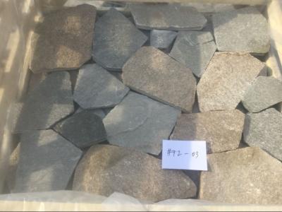 China Natural Granite/Quartzite Random Flagstone Irregular Flagstone Random Stone Crazy Stone for sale