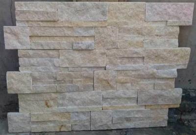 Chine Panneau jaune de pierre de la quartzite S 18x35 de jade, pierre naturelle de culture de quartzite, placage en pierre mince pour le mur à vendre