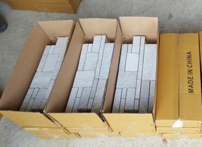 China Flamed White Quartzite Stone Cladding,Special Pattern Culture Stone,Real Stone Veneer,Stone Panel for sale