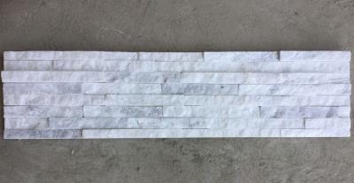Chine Revêtement blanc de pierre de forme de cascade de quartzite de neige, placage extérieur de pierre de quartzite, panneau de mur d'intérieur à vendre