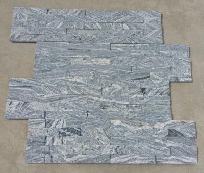 Chine Pierre de culture de granit de la Chine Juparana, grain multicolore Ledgestone, pierre empilée par granit gris, revêtement en pierre, placage en pierre à vendre