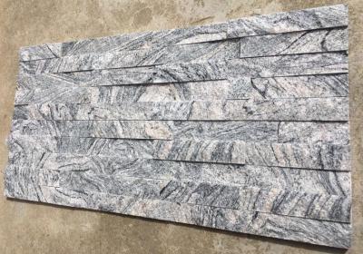 Chine Pierre de culture de granit de la Chine Juparana, grain multicolore Ledgestone, pierre empilée par granit gris, revêtement en pierre, placage en pierre à vendre