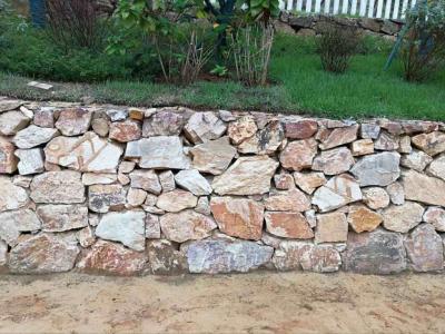 China Multicolor Slate Retaining Wall Stone,Rusty Slate Garden Stone,Random Rustic Slate Stone,Landscaping Stone for sale