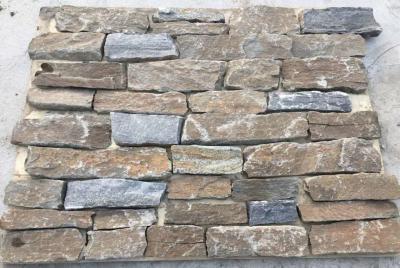 China Piedra de campo rústica/azul de la cuarcita, chapa de la piedra de campo de la cuarcita, Ledgestone flojo natural, revestimiento de piedra al azar en venta