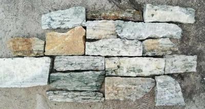 Chine Pierre de gisement de marbre de vert de Lotus, placage de Fieldstone de marbre de vert de jade, pierre lâche verte, Ledgestone lâche de marbre à vendre
