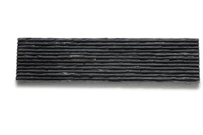 China Schwarzer Schiefer-Ministaplungsstein, aufgeteilter Gesichts-Schiefer entsteinen dünn Furnier-Blatt, schwarze Schiefer-Wasserfall-Form Ledgestone, Steinumhüllung zu verkaufen