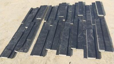 China Los paneles de pared de piedra negros de la pizarra 3D, piedra apilada pizarra del carbón de leña, revestimiento de la piedra de Zclad de la pizarra, chapa partida de la piedra de la cara en venta