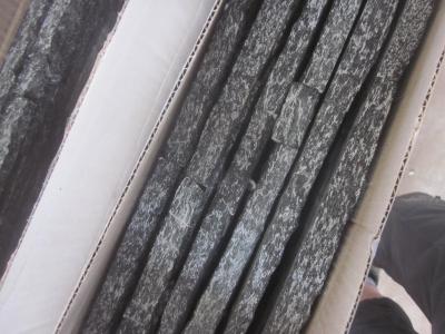 China Schwarze Quarzit-Wasserfall-Form Ledgestone, Quarzit-Ministaplungsstein, schwarze Steinumhüllung, dünnes Steinfurnier-blatt zu verkaufen