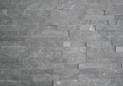 China Grey Split Face Stone Cladding,Riven Slate Stacked Stone,Grey Slate Culture Stone,Real Stone Veneer,Stone Ledger Panels for sale