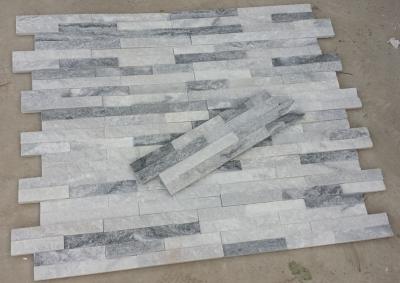 China Silver Cloud Quartzite Zclad Stacked Stone,Cloudy Grey Stone Cladding,Thin Stone Veneer,Quartzite Culture Stone for sale