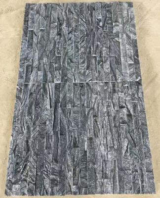 Chine La pierre de marbre en bois noire de culture, Forêt-Noire Ledgestone, revêtement de pierre de grain de bois de rose, marbrent la pierre empilée, panneau de Zclad à vendre