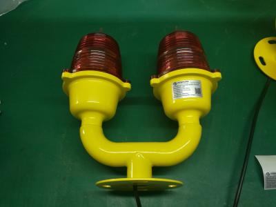 China Intensidad reducida doble de destello de la luz de obstrucción de la aviación de la advertencia LED FAA L810 en venta