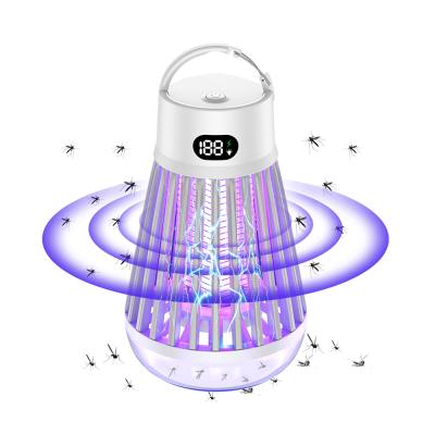 Chine Lampe anti-moustiques 3-en-1, lampe de camping extérieure, lampe de nuit rechargeable, piège à moustiques domestique à vendre