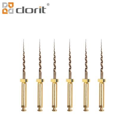 Cina 6 attivazione Endo Files Yellow di calore dell'oro del pezzo 19MM SX in vendita