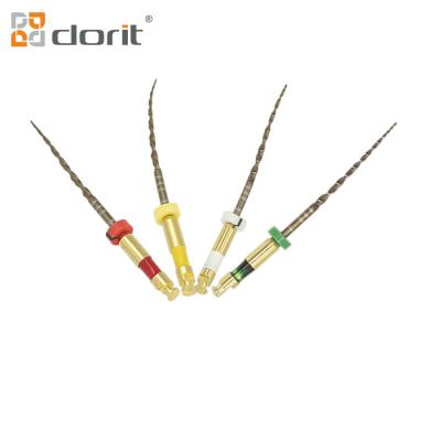 Cina 4Pcs Wave un oro che ricambia Endo Files Nickel Titanium in vendita