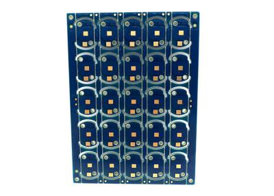 Cina Bordo rigido blu del PWB del prototipo dell'oro FR4 di immersione della maschera della lega per saldatura in vendita
