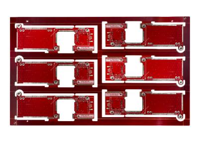 中国 0.15mの穴FR4 TG150多層PCB板赤いSoldermask 175um 販売のため