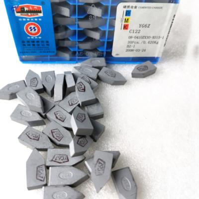 China Kundenspezifische, hochverschleißfeste, hartgelötete Wolframkarbid-Schneidplatten mit YG6 YG6X YG8 Legierung für die Werkzeugherstellung zu verkaufen