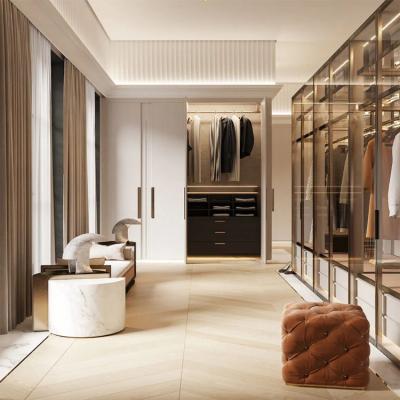 China 16mm Glasgleitende Aluminiumgarderobe der tür-Garderoben-18mm zu verkaufen