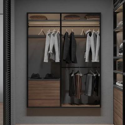 China 16mm Glasgleitende Aluminiumgarderobe der tür-Garderoben-18mm zu verkaufen