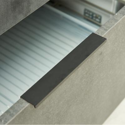 Κίνα Γκρίζα γραφεία κουζινών PVC συνόλων γραφείου κουζινών σύγχρονων σχεδίων PVC δονητών πολυτέλειας προς πώληση