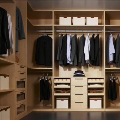 Chine Promenade adaptée aux besoins du client de contreplaqué de garde-robe de mur dans la garde-robe de chambre à coucher de cabinet moderne à vendre