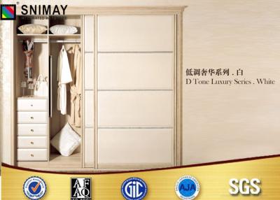 Cina Portelli scorrevoli laminati della parte alta per gli insiemi della mobilia della camera da letto dei guardaroba in vendita
