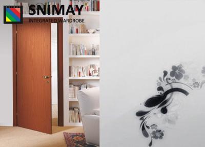 Cina Porte interne di legno di economia di spazio della cerniera della camera da letto, hardware dell'acciaio inossidabile in vendita