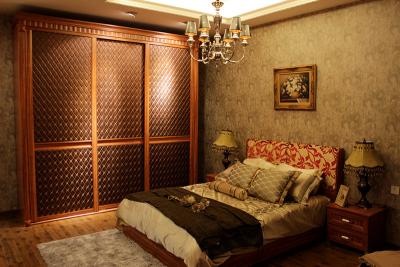 Cina La camera da letto indiana della parete copre mobilia dei portelli scorrevoli del Governo 3 la grande in vendita