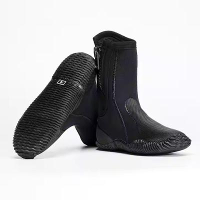 China Breathable Safety 5mm Dive Boots Neoprene Dive Boots With Reinforced Soles for sale
