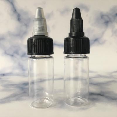 China 15ml Customized Label Panel Screw On Plastic Bottles For Branding for sale