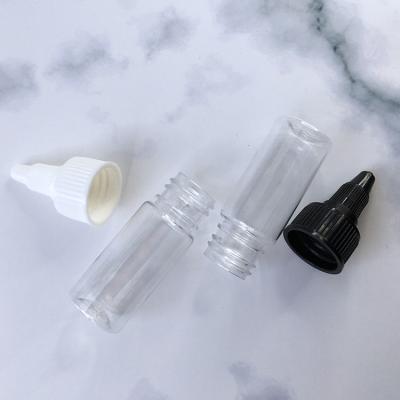 China 15ml Customized Label Panel Screw On Plastic Bottles For Branding for sale