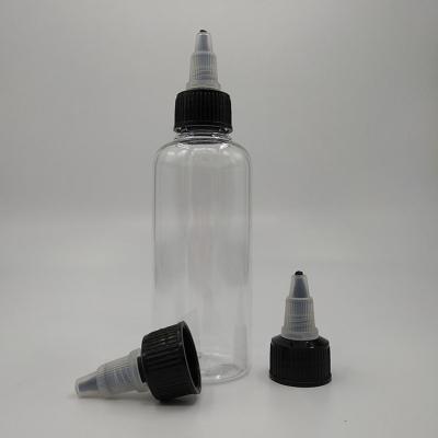 中国 15ml 30ml 50ml 70ml 80ml 100ml パーソナライズされたラベルパネルのためのプラスチックスクリュートップ容器 販売のため