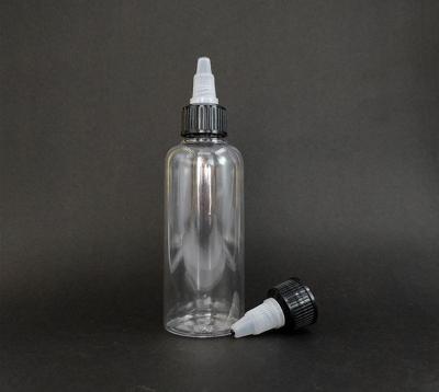 中国 15ml 30ml 50ml 70ml 80ml 100ml パーソナライズされたラベルパネルのためのプラスチックスクリュートップ容器 販売のため