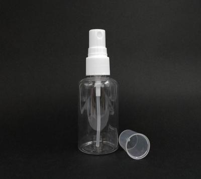 中国 透明 丸い PET プラスチック スプレー ボトル 滑らかな表面 耐久性 日常使用 様々な容量 販売のため