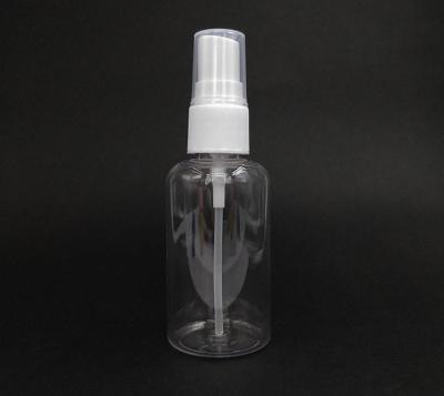 中国 透明 丸い PET プラスチック スプレー ボトル 滑らかな表面 耐久性 日常使用 様々な容量 販売のため