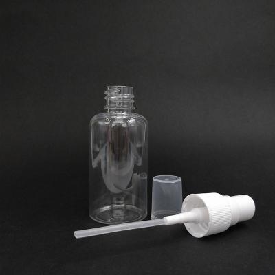 Cina Bottiglie di spray di plastica in PET classiche rotonde superficie liscia diverse capacità per l'uso quotidiano in vendita