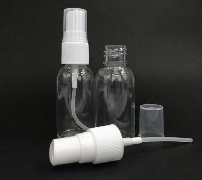 中国 丸いPETプラスチックスプレーボトル 日常用 クラシックデザイン 透明色 滑らかな表面 販売のため