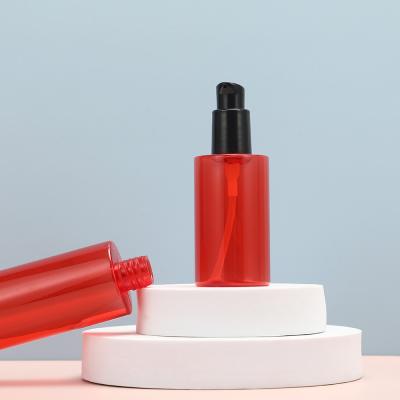 中国 UV電波塗装 PMMAローションボトル カスタマイズできる襟 透明なキャップ付き 白 販売のため