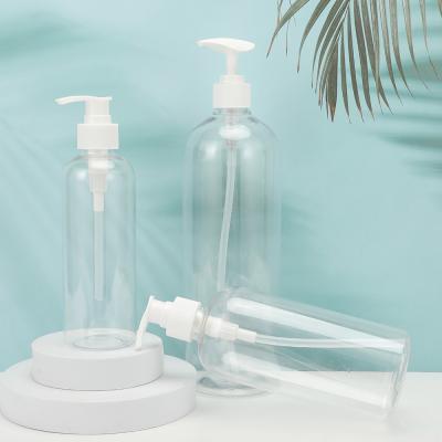 中国 丸型 PMMA プラスチックローション ボトル 形をカスタマイズできる PET コラー UV 電波蓋 250ml-500ml 販売のため