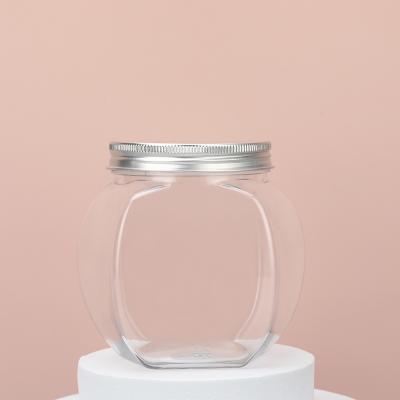 China 100 Diameter Transparent Plastic Storage Jars Ideal For Any Space And Storage Needs for sale