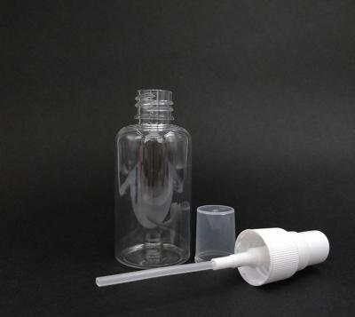 Cina Flacone spray in plastica PET trasparente 10ml 15ml 30ml 50ml 60ml 70ml 100ml 200ml 500ml Rotondo in vendita