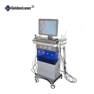 Chine Affichage à cristaux liquides 9 dans 1 machine faciale de nettoyage de Microdermabrasion de machine de Hydrafacial à vendre