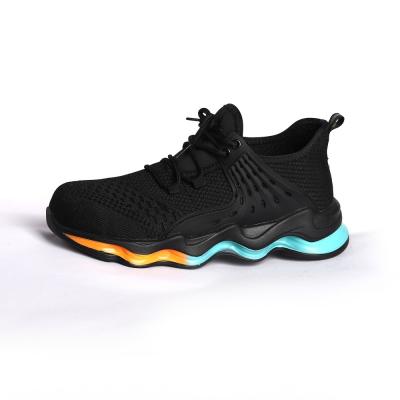 Cina Acciaio a punta Microfibra Legno a maglia Slip resistente al petrolio solare Scarpe di sicurezza economiche in vendita
