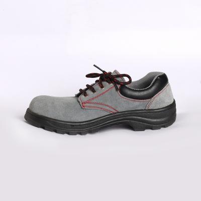 Cina Microfibra cuoio pizzo confortevole EVA suola interna grigio metallo occhio sportivo scarpe di sicurezza in vendita